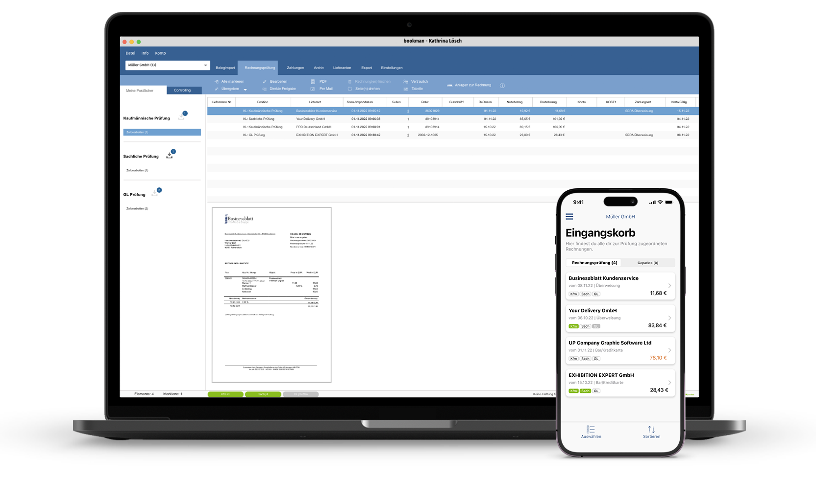 bookman Registrierung